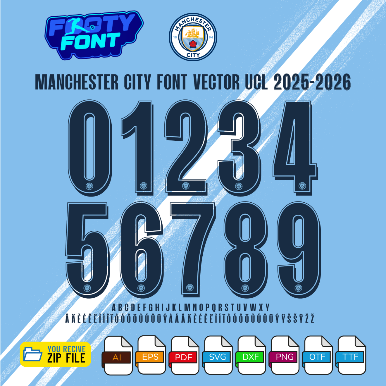 FC Barcelona Font UCL 2025-2026 Home Kit | footyfont