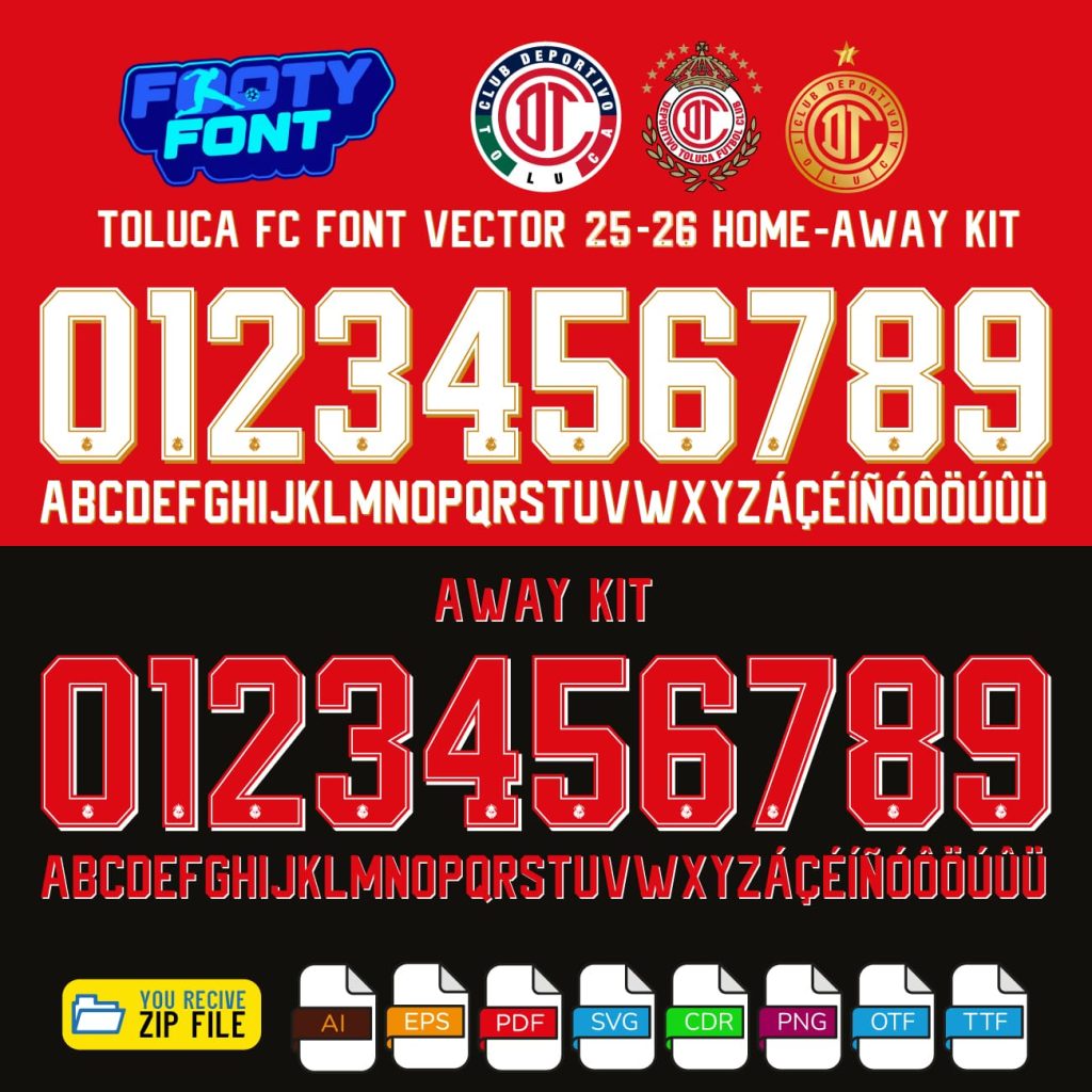 Arsenal Font UCL 2025-2026 Home kits away - Third | footyfont