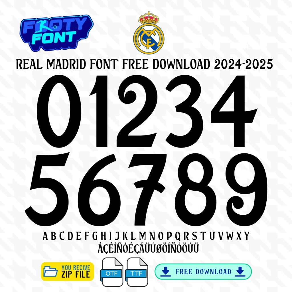 Footy Font | Football Font 2025/2026 (UCL,Premier league...)