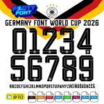 Germany World Cup 2026 Font Football | footyfont