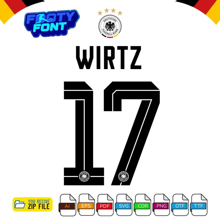 Germany World Cup 2026 Font Football | footyfont