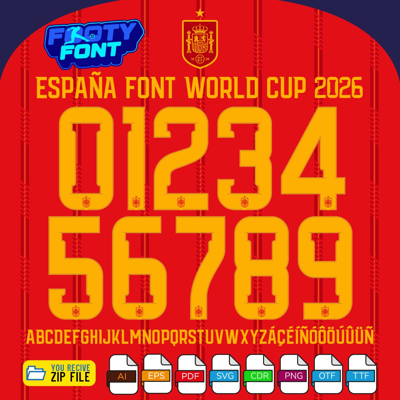 Footy Font | Football Font 2025/2026 (UCL,Premier league...)